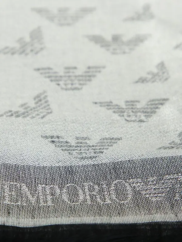 Emporio Armani Allover Logo Scarf