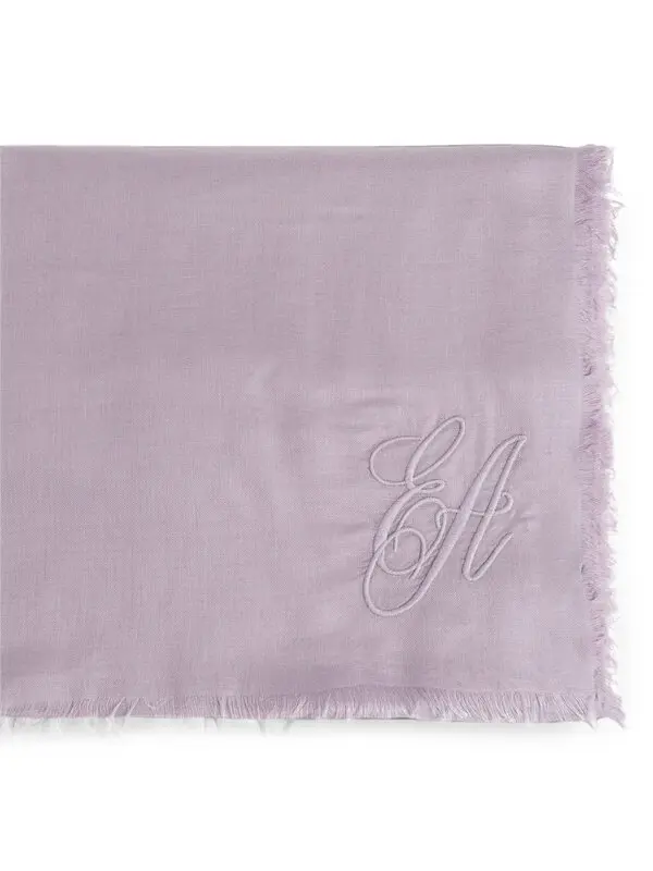 Emporio Armani Cashmere Blend Stole - Purple