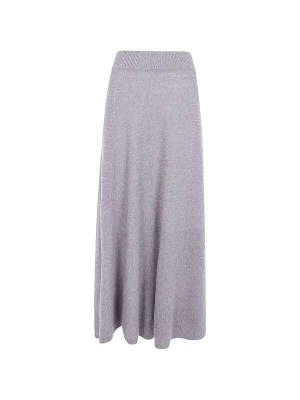 Emporio Armani Wool Long Skirt