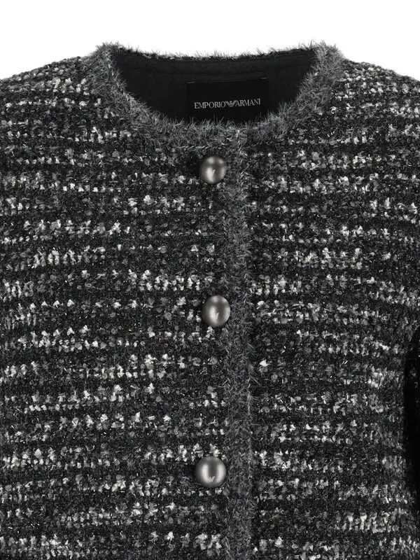 Emporio Armani Tweed Blazer Jacket