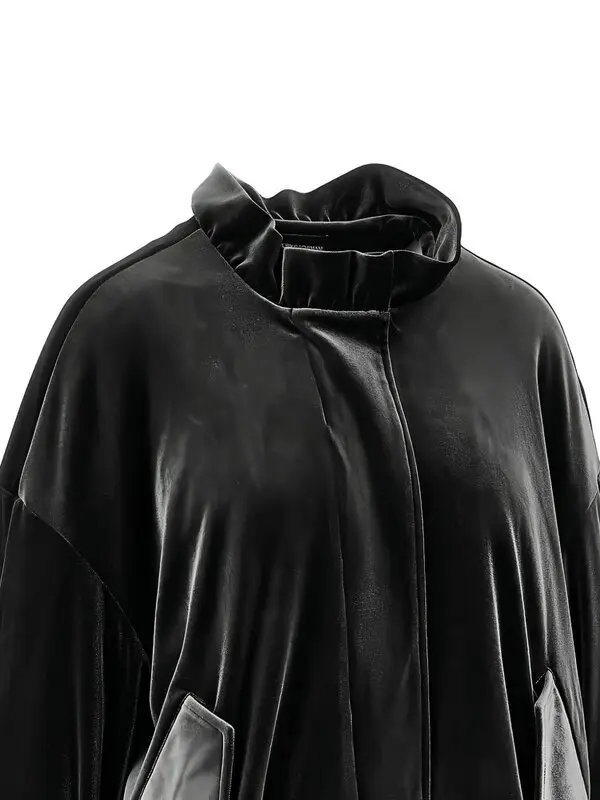 Emporio Armani Chenille Blouson Jacket - Black