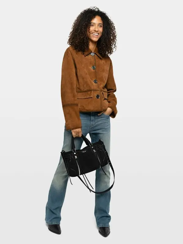 Zadig&Voltaire Lessa Suede Leather Jacket