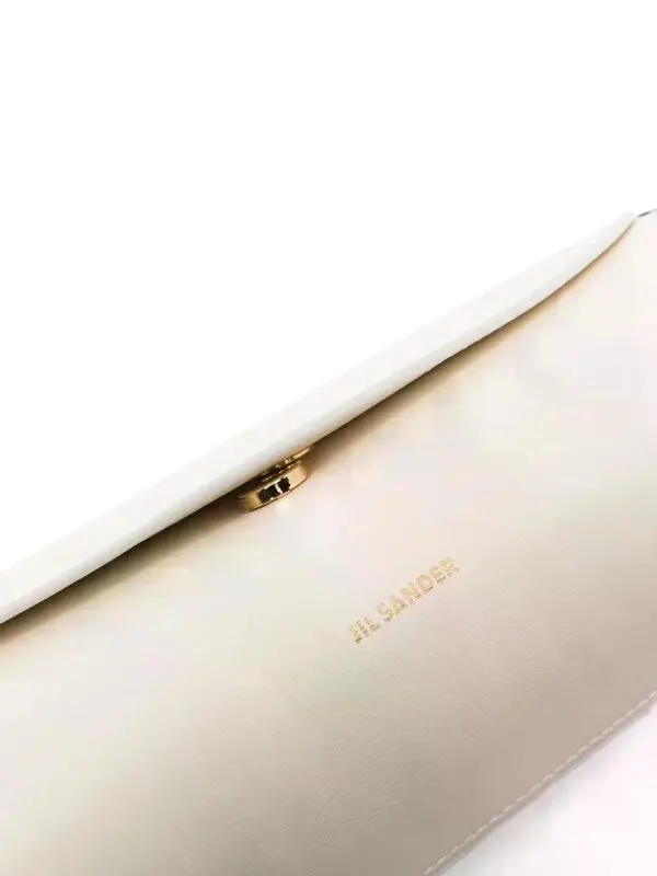 JIL SANDER Cannolo Small Shoulder Bag - White