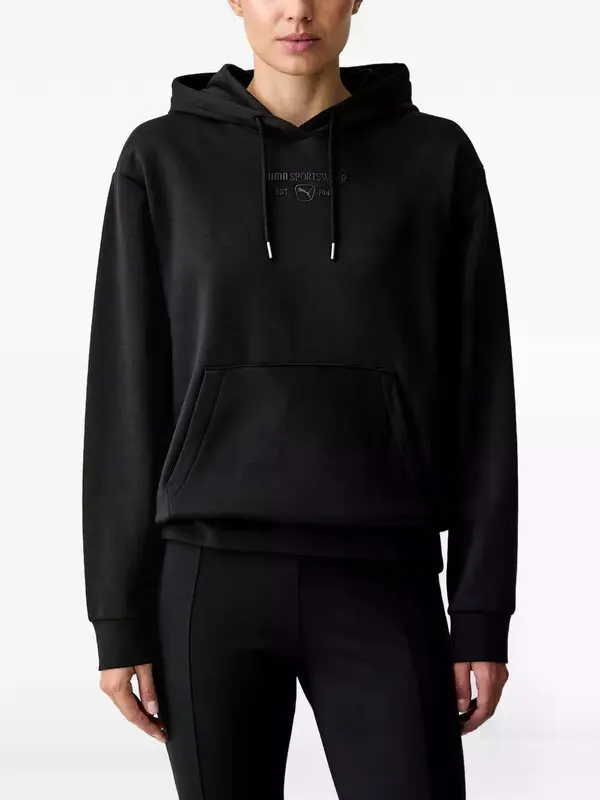 PUMA Logo-embroidered Hoodie