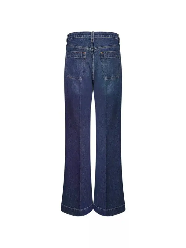7 For All Mankind Patch-pocket Pressed-crease Jeans