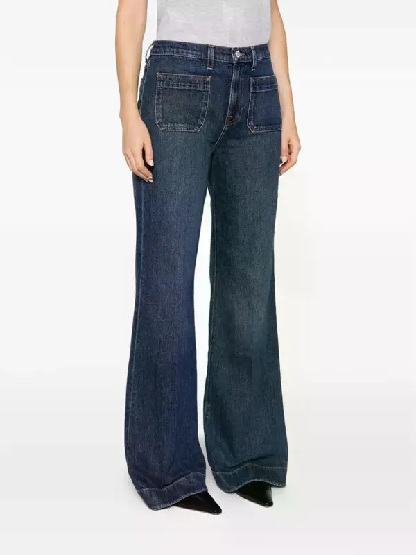 7 For All Mankind Radar Wide-leg Jeans