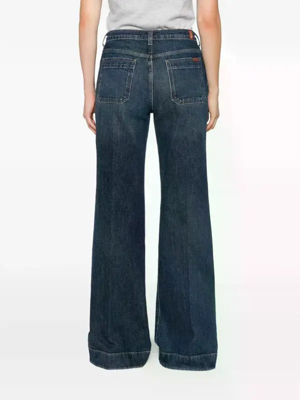 7 For All Mankind Radar Wide-leg Jeans