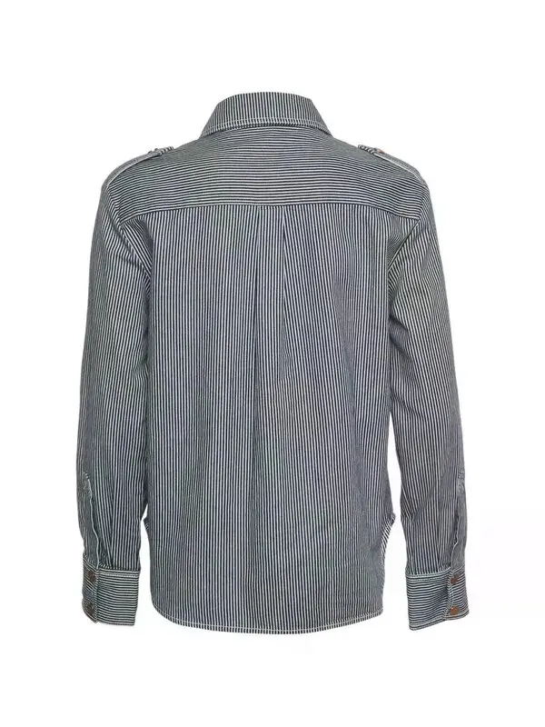 Zimmermann Patience Striped Utility Shirt