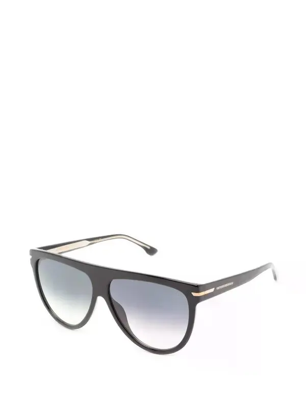 Victoria Beckham Gradient-lens Geometric-frame Sunglasses