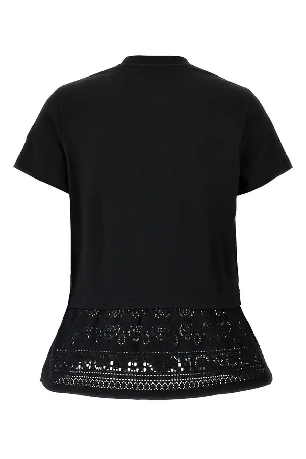 Moncler Embroidered Crewneck T-shirt