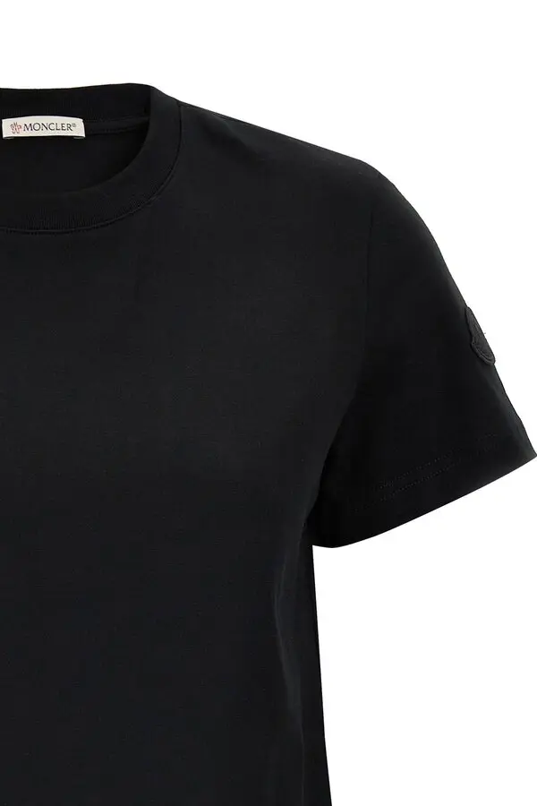 Moncler Embroidered Crewneck T-shirt