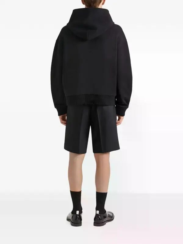 Givenchy Couture Seam Zipped Hoodie In Scuba