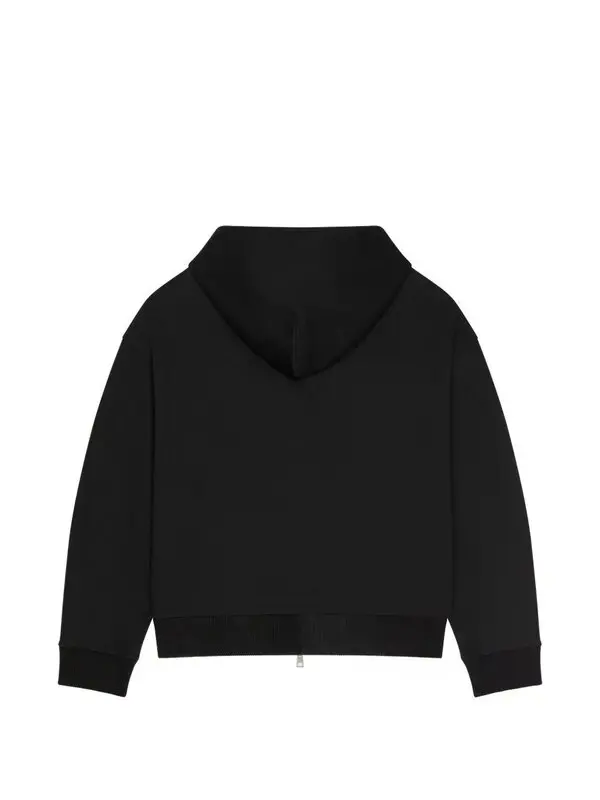 Givenchy Couture Seam Zipped Hoodie In Scuba