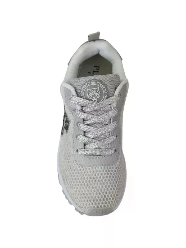PLEIN SPORT Glitter Mesh Sneakers