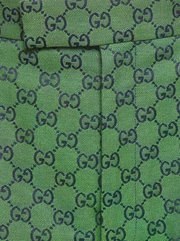 Gucci Gg Monogram Pleated Shorts