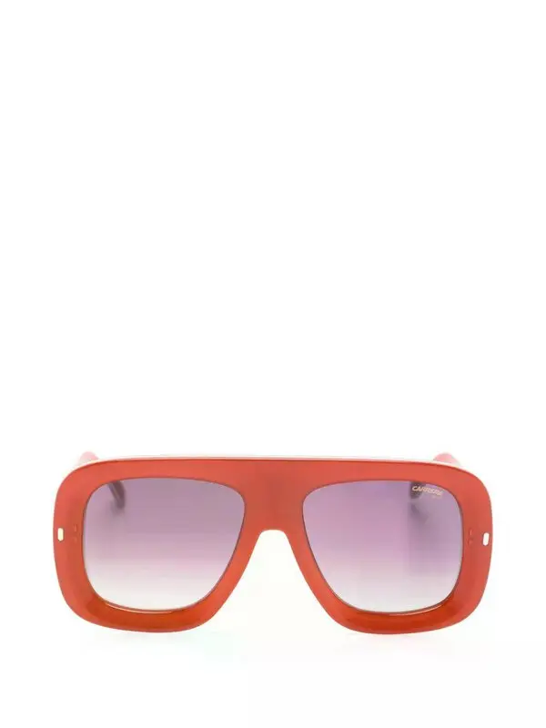 Carrera Eyewear Flaglab18 Rectangle-frame Sunglasses - Red