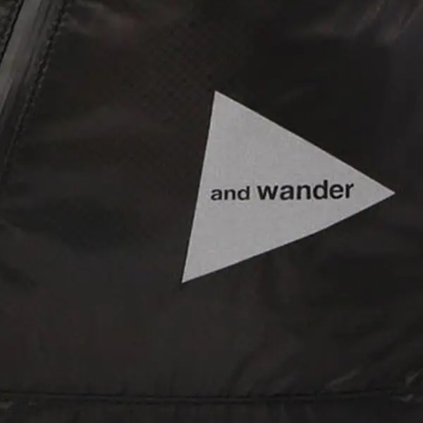 AND WANDER 111 Logo Detail Sil Backpack
