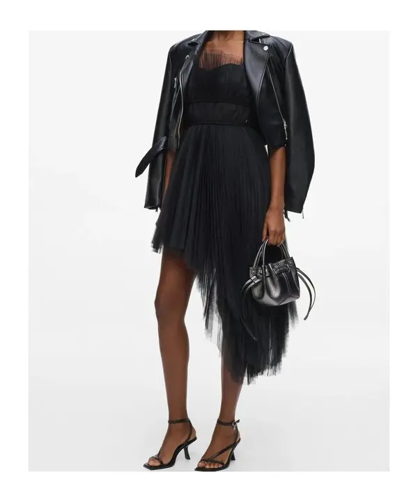 Karl Lagerfeld K/pierced Metallic Bucket Bag