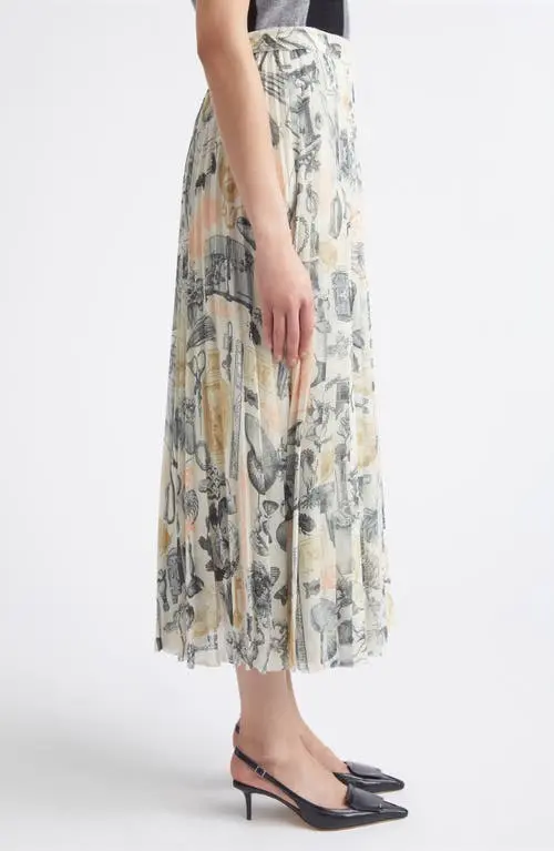 JASON WU Knife Sunburst Pleated Midi Skirt