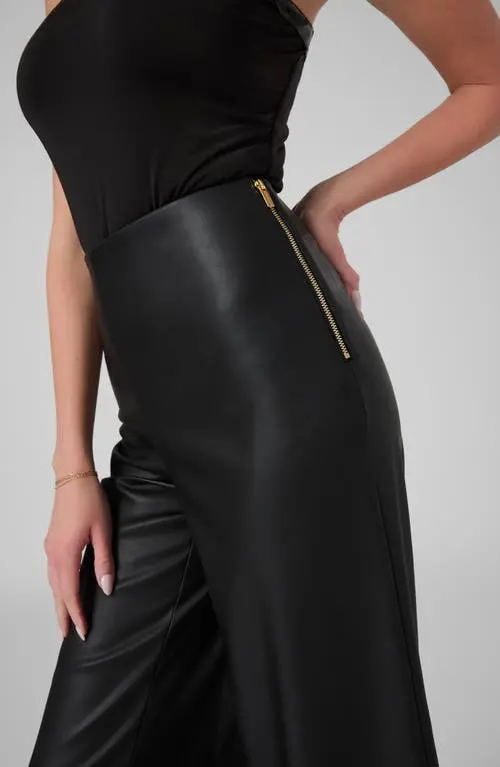 MARCIANO Cecilia High Waist Faux Leather Culottes