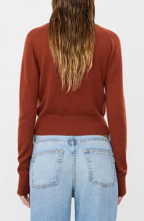 Eterne Vance Johnny Collar Cashmere Sweater