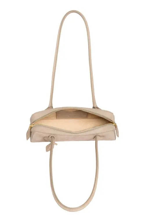 Alaïa Le Teckel Small Nubuck Leather Shoulder Bag