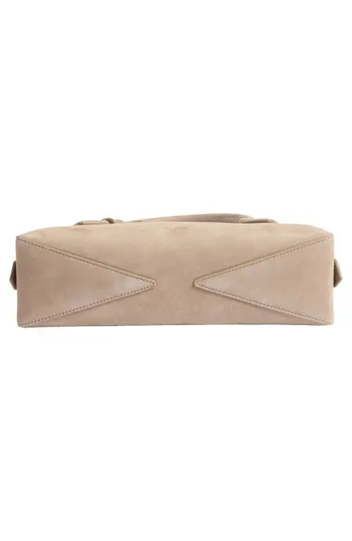 Alaïa Le Teckel Small Nubuck Leather Shoulder Bag
