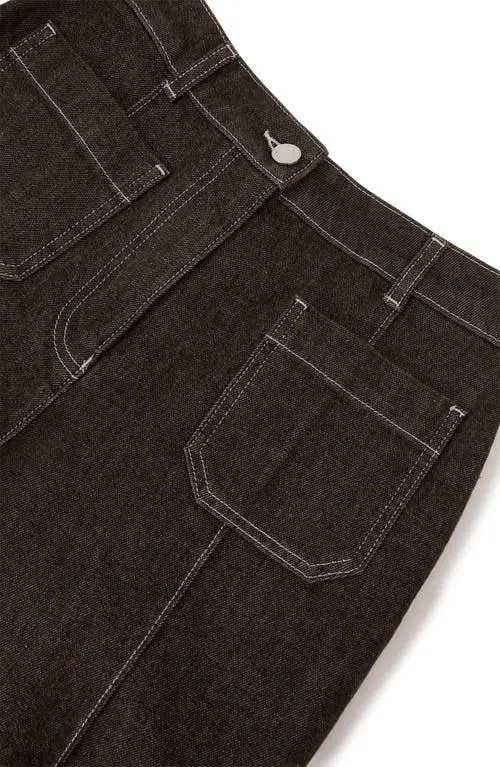 REISS Sakura Wide Leg Jeans