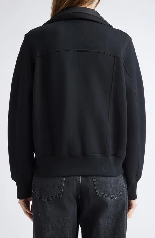 Sacai Sponge Sweat Blouson - Black
