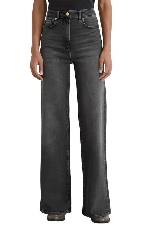 REISS Jas High Waist Wide Leg Jeans