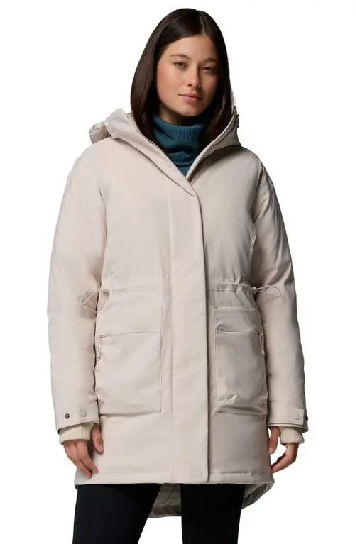 Columbia Harmony Falls 550 Fill Power Down & Feather Fill Parka - Dark Stone