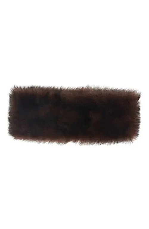 Valentino Garavani Signature Faux Fur Headband