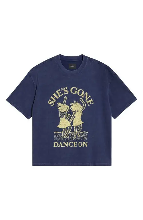 PACSUN She's Gone Oversize Cotton Graphic T-shirt