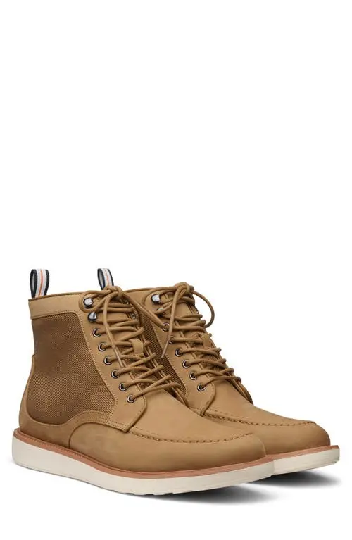 Swims Moc Toe Leather Boot - Cognac