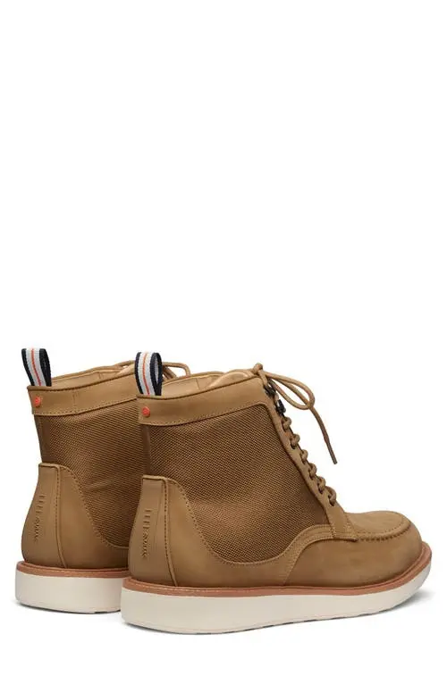 Swims Moc Toe Leather Boot - Cognac