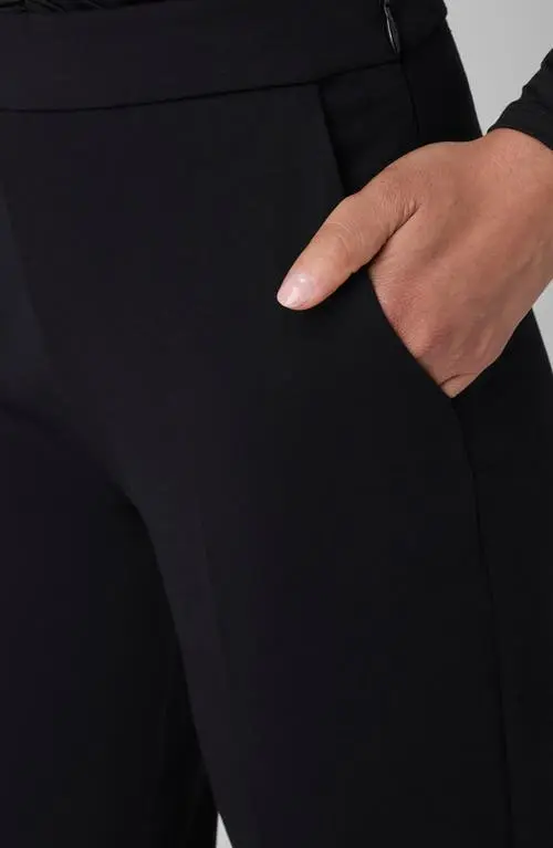MARCIANO Sophia High Waist Wide Leg Ponte Pants - Jblack-black