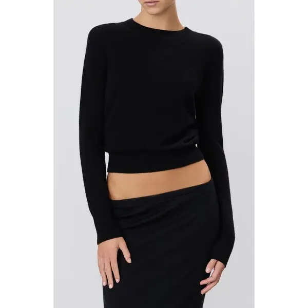 Eterne Francis Crewneck Sweater - Black
