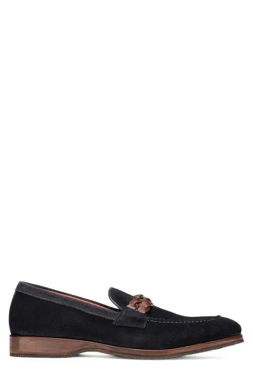ZELLI ITALIA Pisa Leather Loafer - Navy