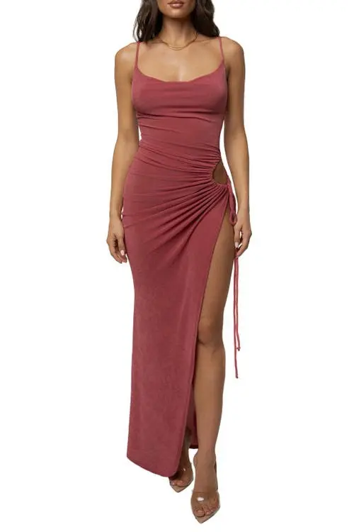 JLUXLABEL High Standards Maxi Dress - Berry