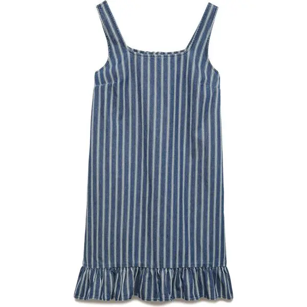 M&s Ruffle Denim Mini Sundress