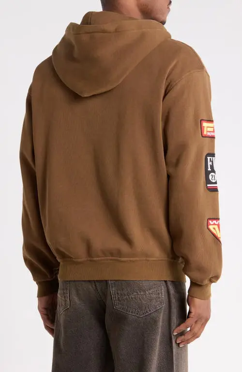 PACSUN Grand Prix Zip Hoodie