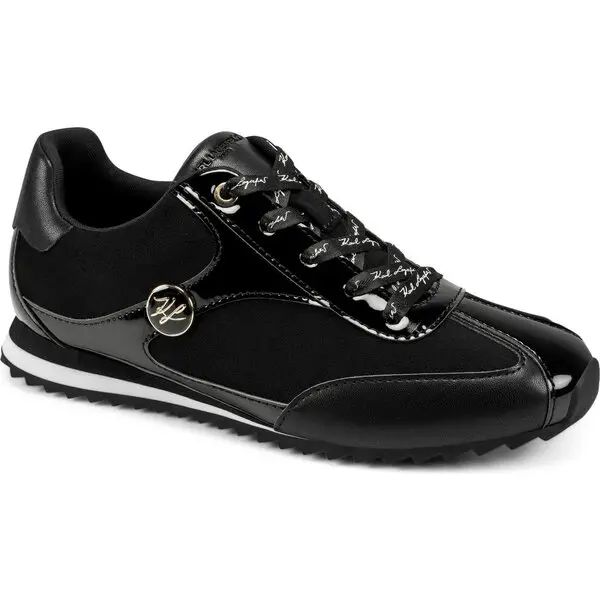 Karl Lagerfeld Paris Arwen Lace Up Sneaker - Black