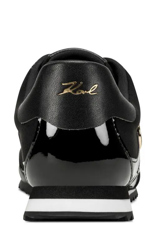 Karl Lagerfeld Paris Arwen Lace Up Sneaker - Black