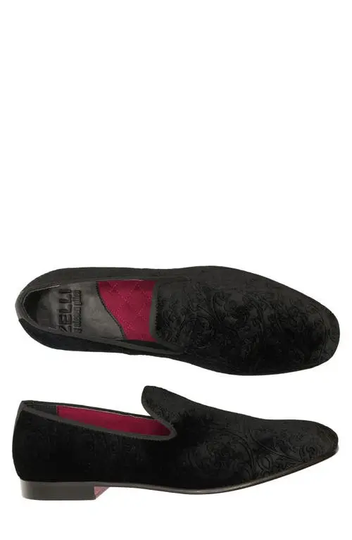 ZELLI ITALIA Formal Ii Velvet Tuxedo Slip-on