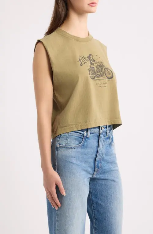FRIDAY FEELIN’ Little Lucy Biker Bar Muscle Tank