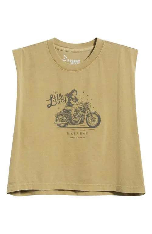 FRIDAY FEELIN’ Little Lucy Biker Bar Muscle Tank
