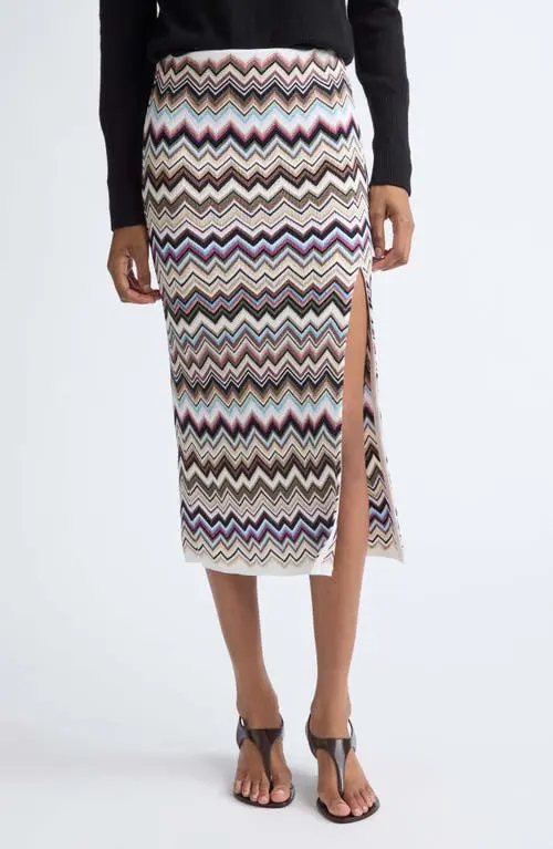 Missoni Zigzag Jacquard Sweater Skirt - Smspl