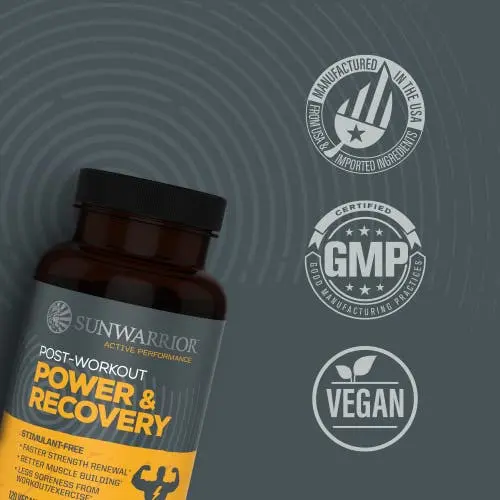 SUNWARRIOR Active Power & Recovery Capsules 120ct