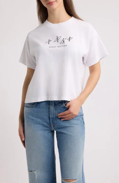FRIDAY FEELIN’ Board Meeting Graphic Baby Tee
