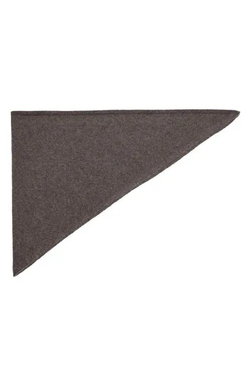 Mango Wool & Cashmere Knit Shawl - Medium Brown